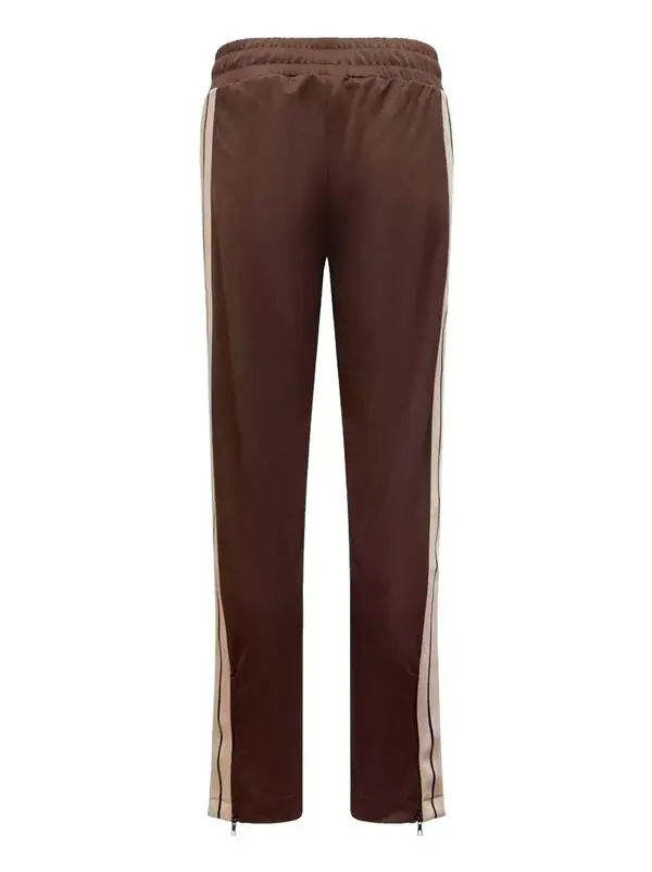Palm Angels Logo-print Side-stripe Track Pants - Brown