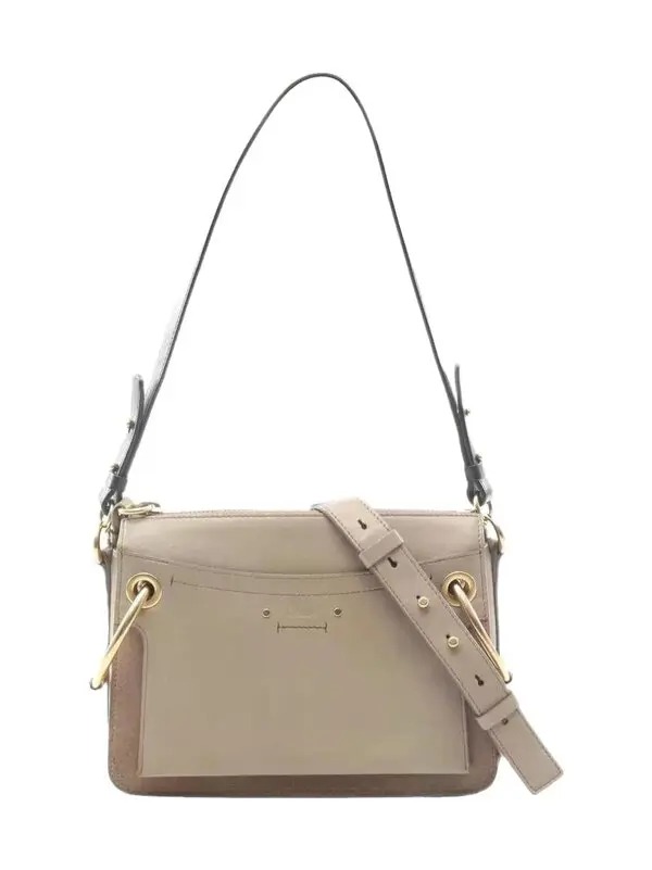 Chloé 2000s Roy Suede Shoulder Bag - Neutrals