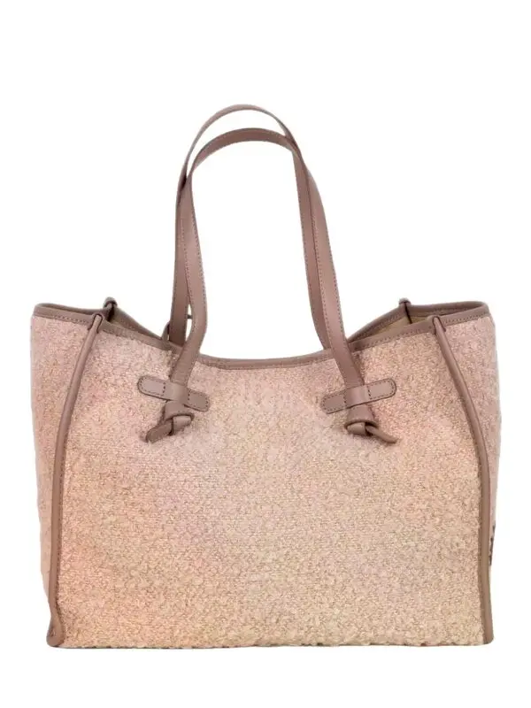 GIANNI CHIARINI Marcella Bouclé-texture Tote Bag - Pink