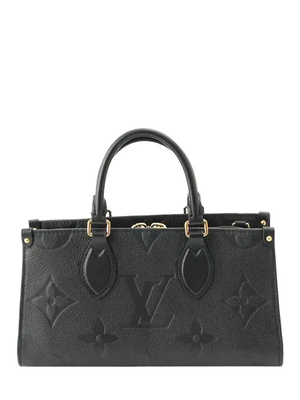 LOUIS VUITTON 2021-2026 Monogram Giant Empreinte Onthego East West Satchel - Black