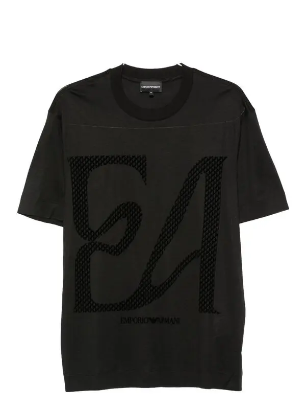 Emporio Armani Logo T-shirt - Black