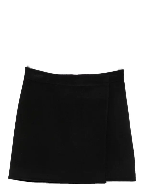 SEMICOUTURE June Wool Skirt - Black
