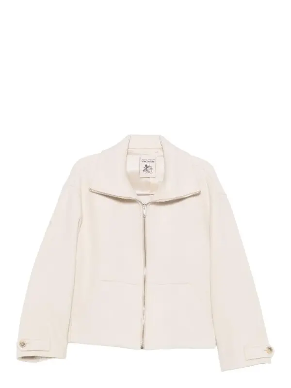 SEMICOUTURE Jeanie Wool Coat - Beige