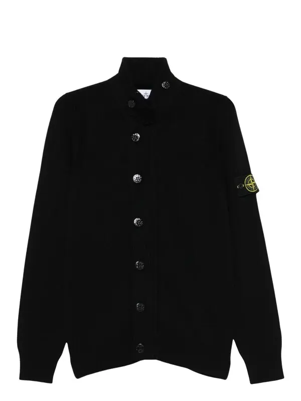 Stone Island Wool Cardigan - Blue