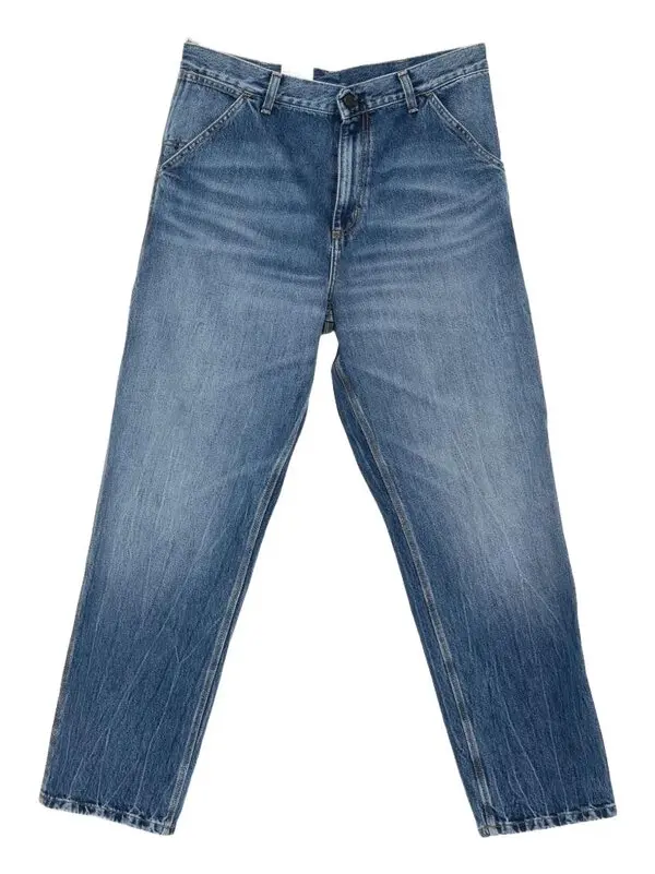 Carhartt Work In Progress Denim Cotton Jeans - Blue