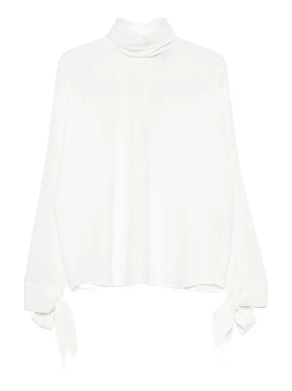 Emporio Armani Crepe Blouse - White