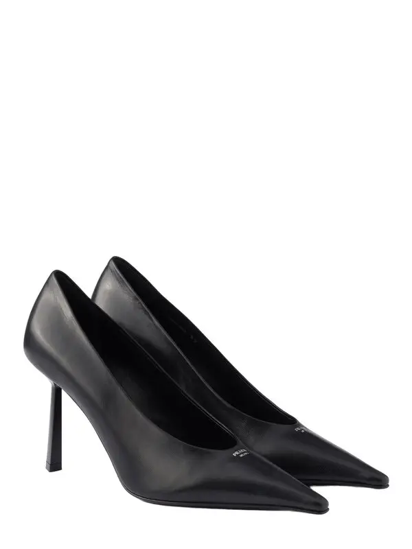 Prada Leather Pumps - Black