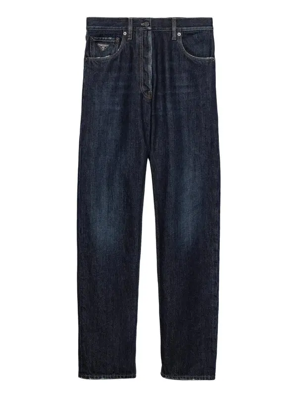Prada Five-pocket Denim Jeans - Navy