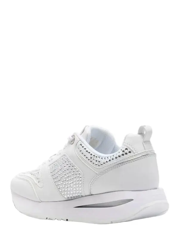Guess Crystal-embellished Sneakers - White