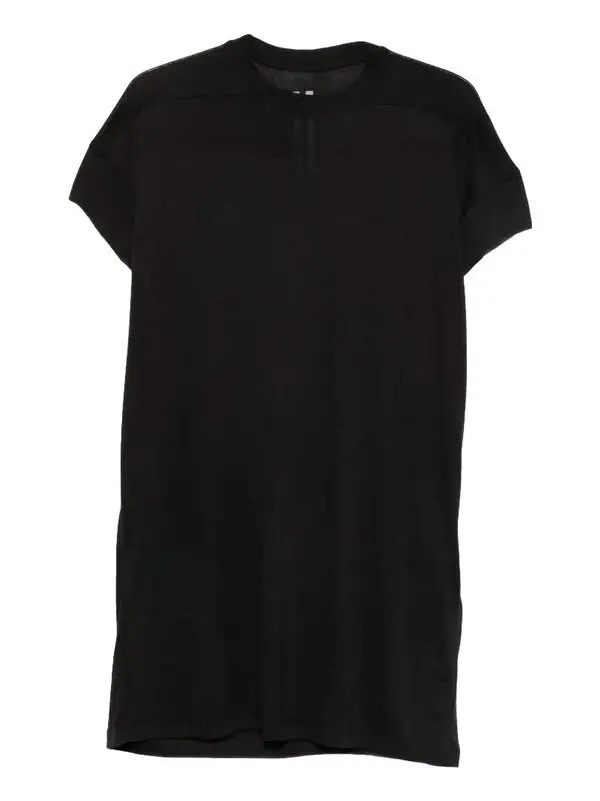Rick Owens Seam-detail Cap-sleeve T-shirt - Black