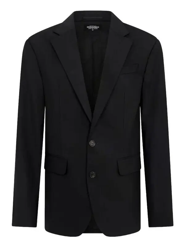 Dsquared2 Tailored2 Worsted-wool Dan Jacket - Black