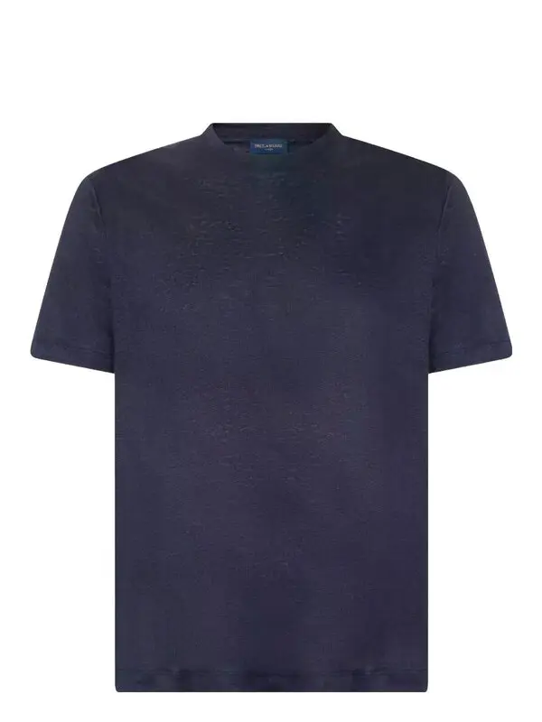 Paul & Shark Linen Short-sleeve T-shirt - Blue