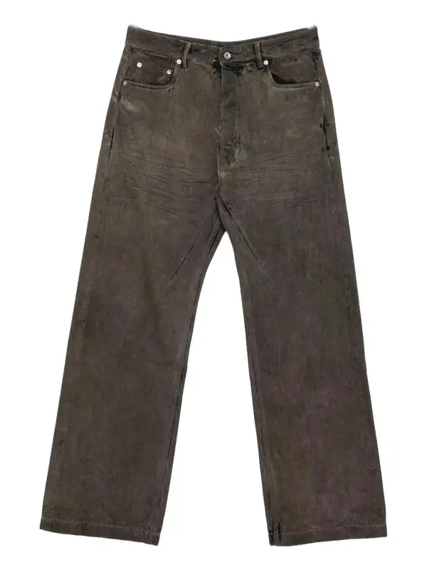 Rick Owens Wide Leg Jeans - Grey