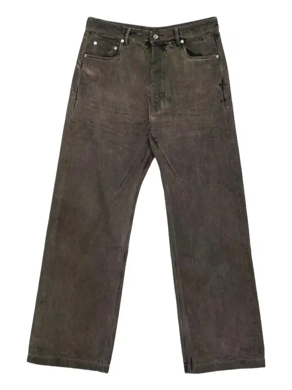 Rick Owens Wide Leg Jeans - Grey