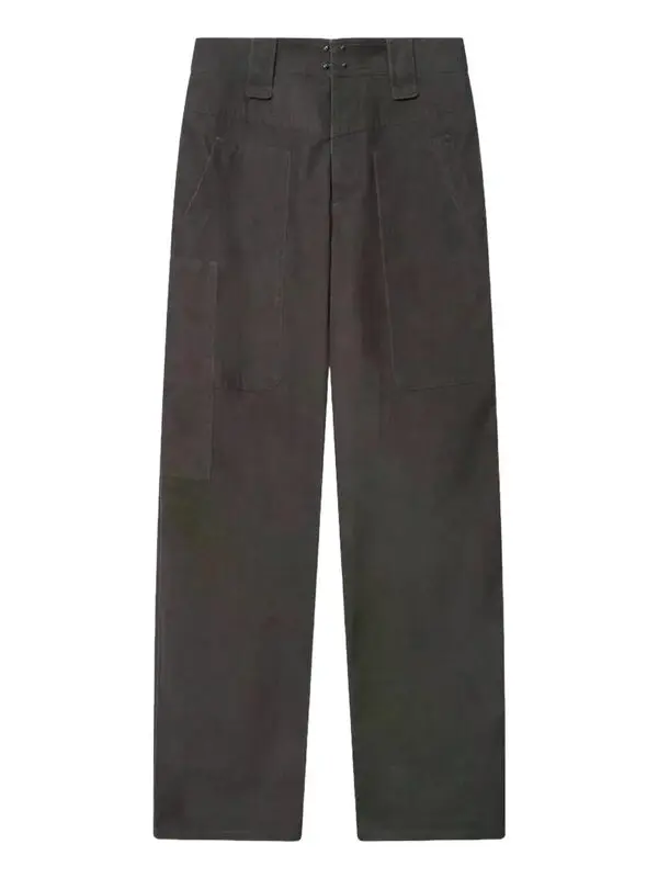 MARANT ETOILE Rhil Cotton Twill Trousers - Grey