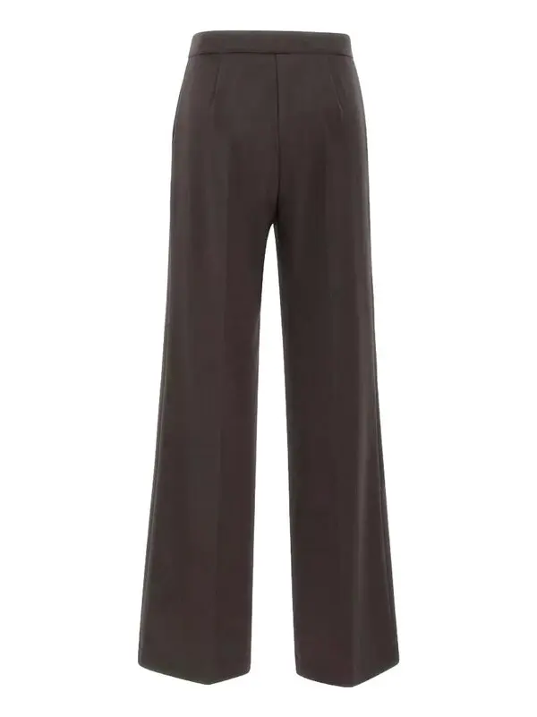 KAOS High-waisted Palazzo Pants - Brown
