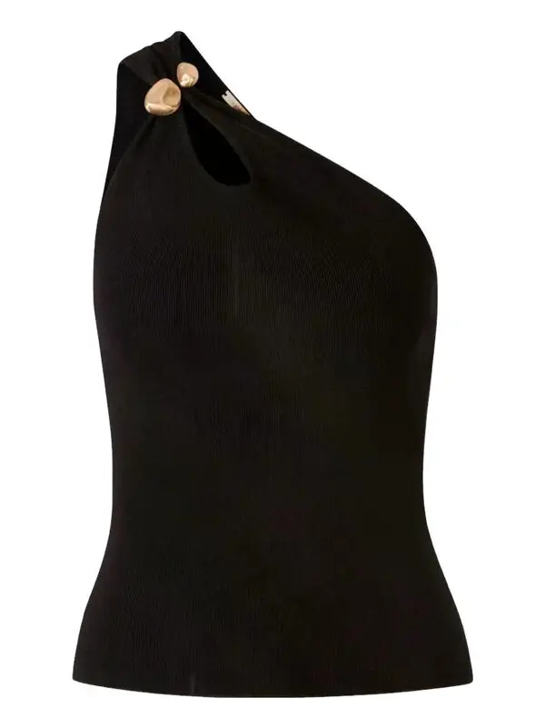 Cult Gaia Anouk Knit Top - Black