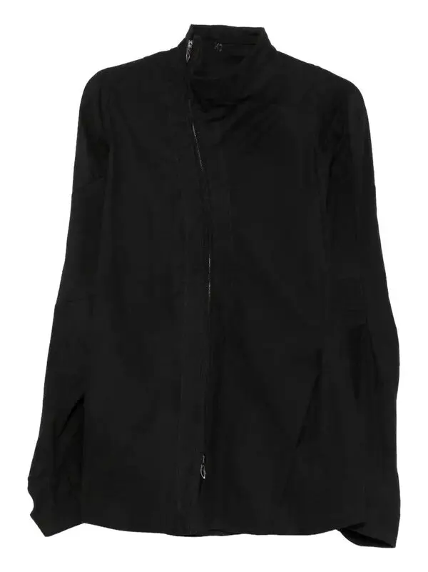 LEON EMANUEL BLANCK High-neck Zip Shirt Jacket - Black