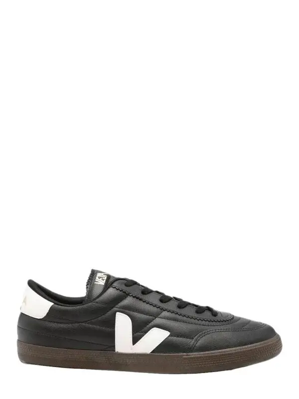 VEJA Logo-patch Gum-sole Sneakers - Black