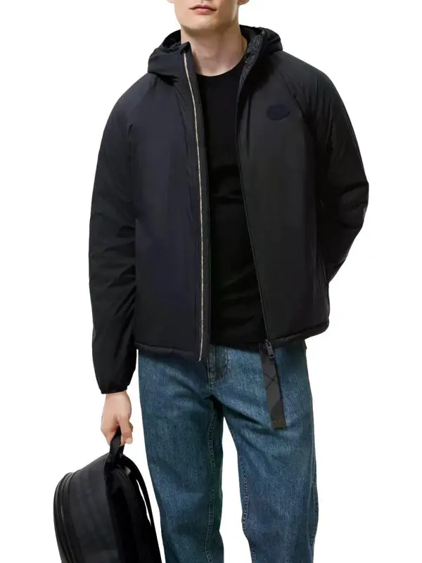 Burberry Packable Nylon Dunwich Hooded Jacket - Black