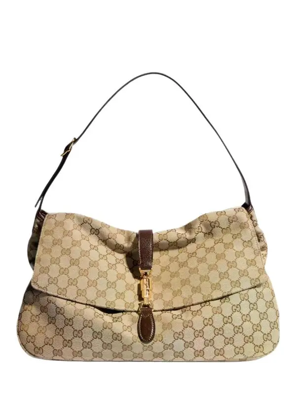 Gucci Jackie Flap Large Crossbody Bag - Neutrals