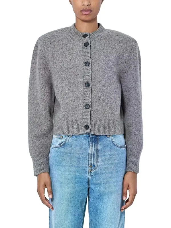 RÓHE Button-up Knitted Cardigan - Grey