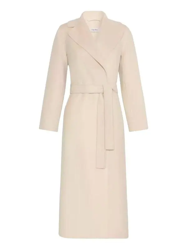 Max Mara Poldo Belted Wrap Coat - Neutrals