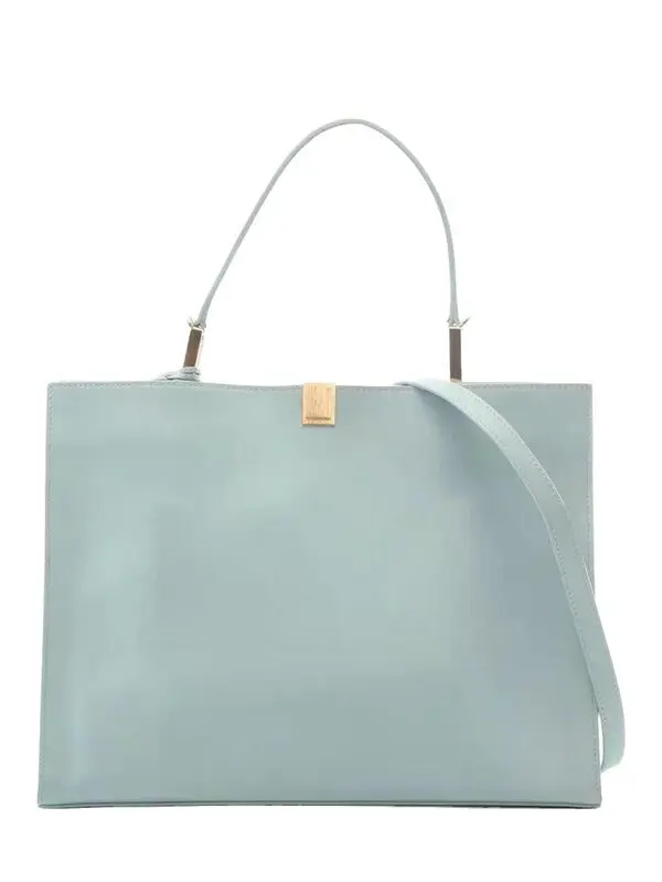 Balenciaga Le Dis Leather Tote Bag - Blue