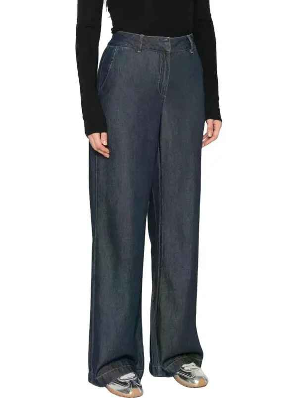 MAISON123 Adele Wide-leg Jeans - Blue