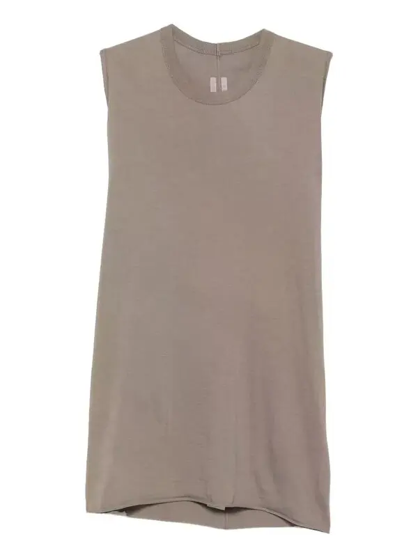Rick Owens Raw-edge Seam-detail Vest - Grey