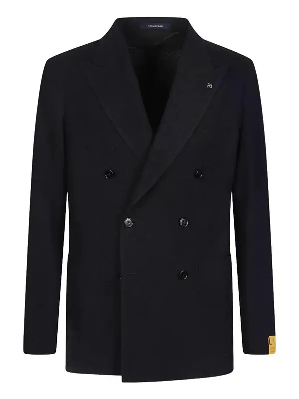 Tagliatore Peak-lapels Double-breasted Blazer - Blue