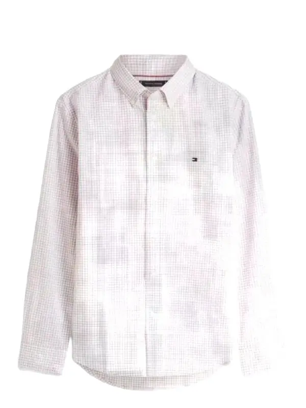 Tommy Hilfiger Tattersall Check-pattern Shirt - White