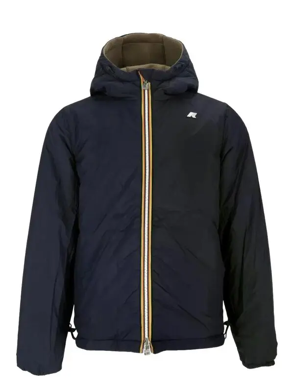 K-WAY Jack Spacer Hooded Jacket - Blue