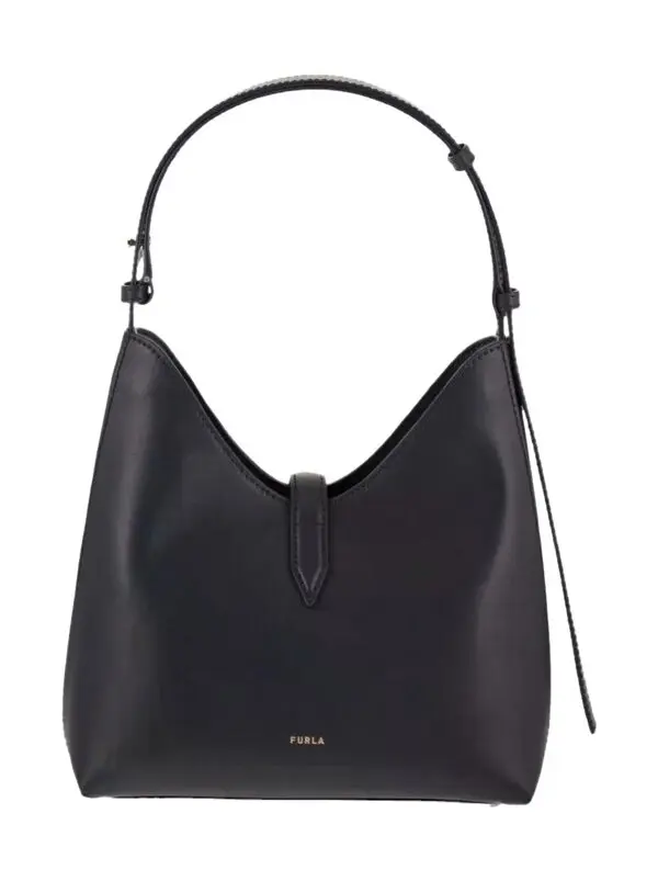 Furla Goccia S Leather Shoulder Bag - Blue