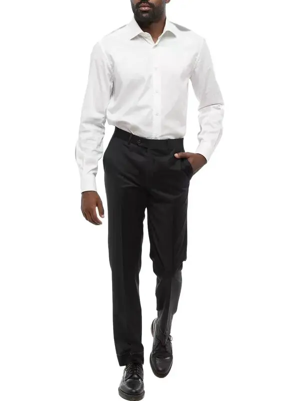 Corneliani Mantua Virgin Wool Trousers - Black