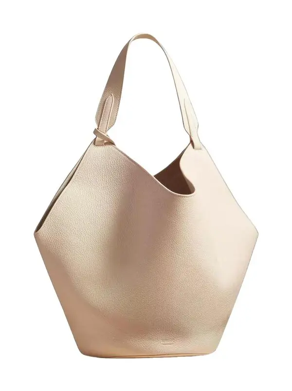 Khaite Medium Lotus Shoulder Bag - Brown