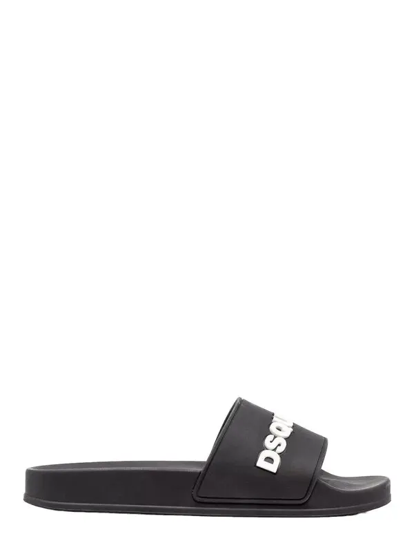 Dsquared2 Logo Detail Slides - Black