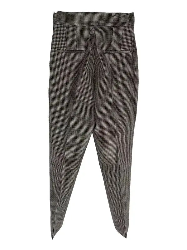 Philosophy Di Lorenzo Serafini Houndstooth Pleated Trousers - Black