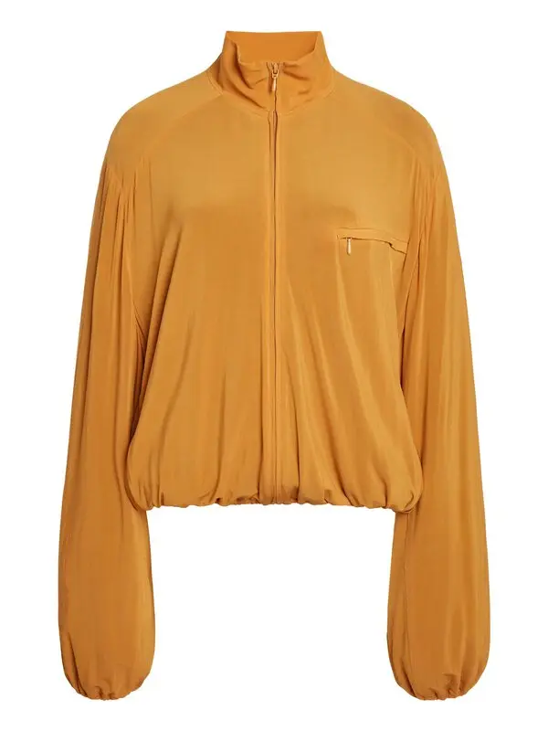 Christopher Esber Jersey Bomber Jacket - Orange