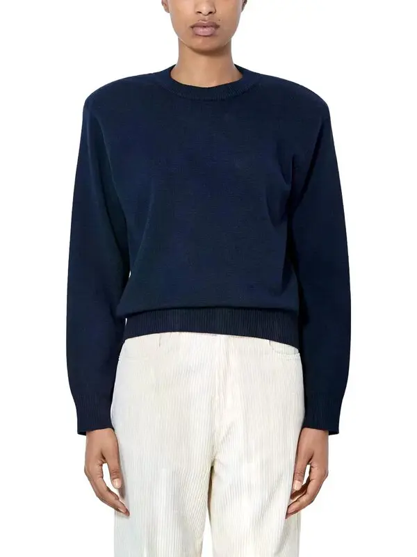 RÓHE Fine-knit Long-sleeve Sweater - Blue