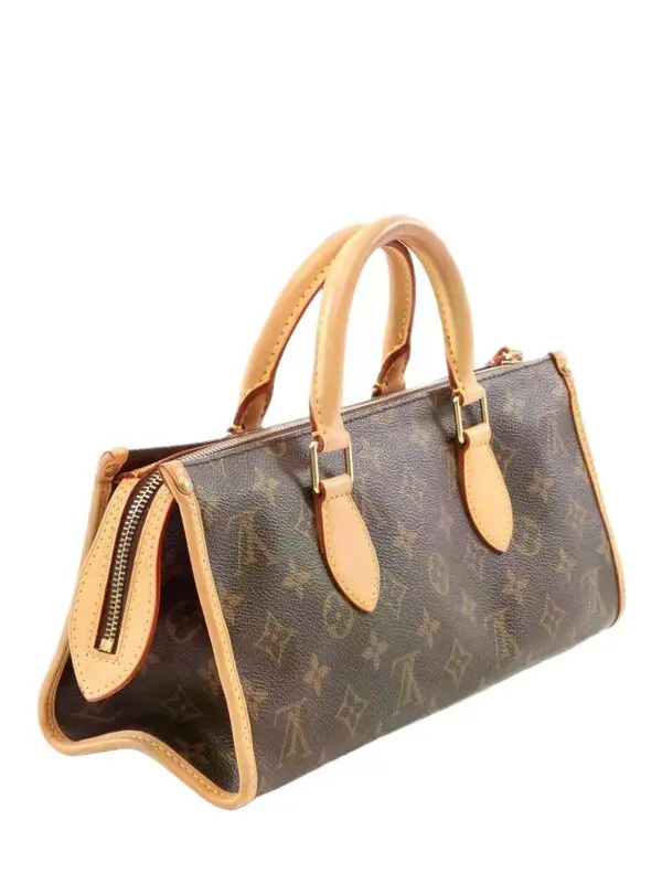 LOUIS VUITTON 2005 Popincourt Monogram Handbag - Brown