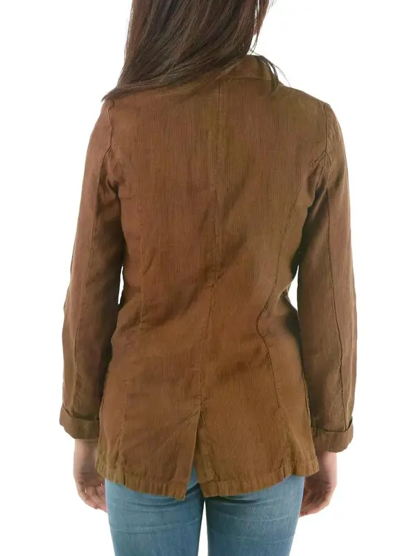 Woolrich Pinstriped Single-breasted Blazer - Brown
