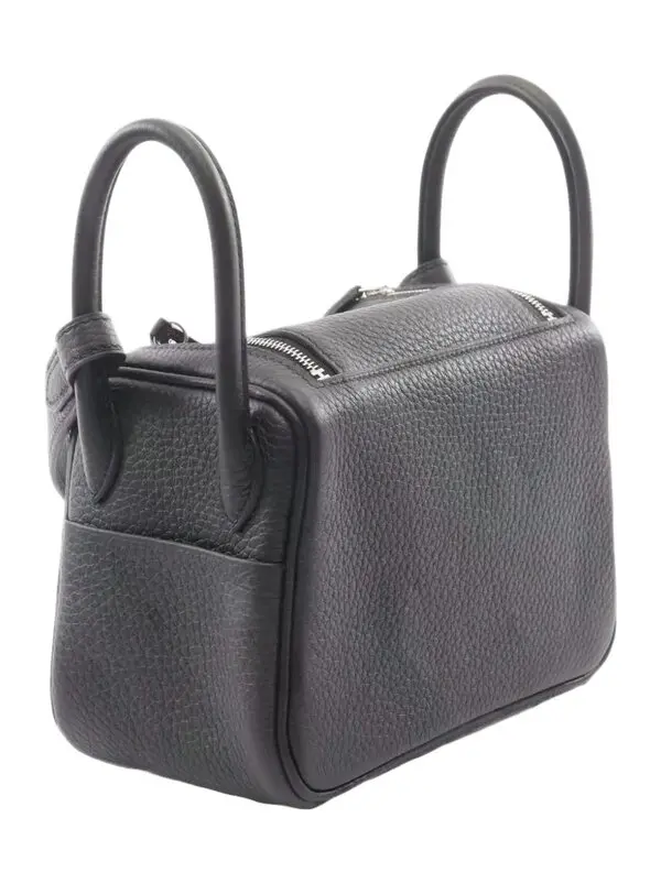 Hermès Mini Lindy Shoulder Bag - Black
