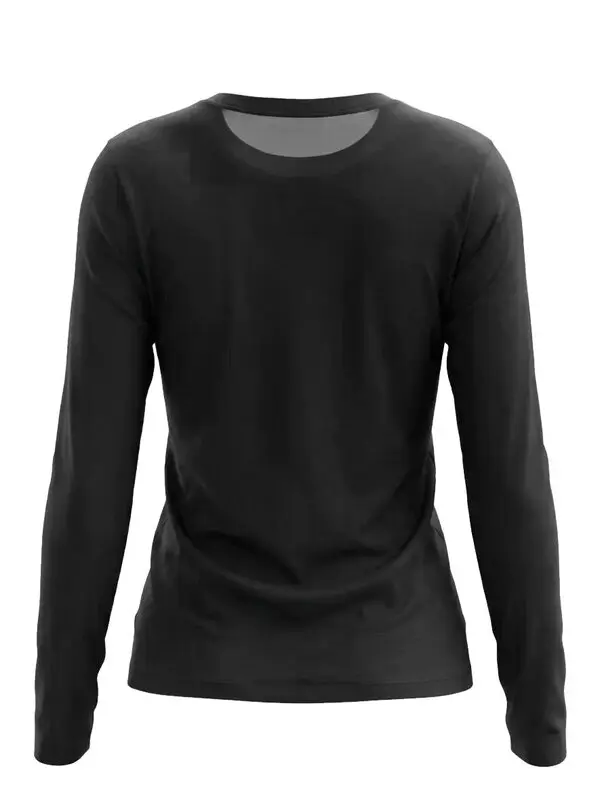 PUROTATTO Long-sleeve Jersey T-shirt - Black