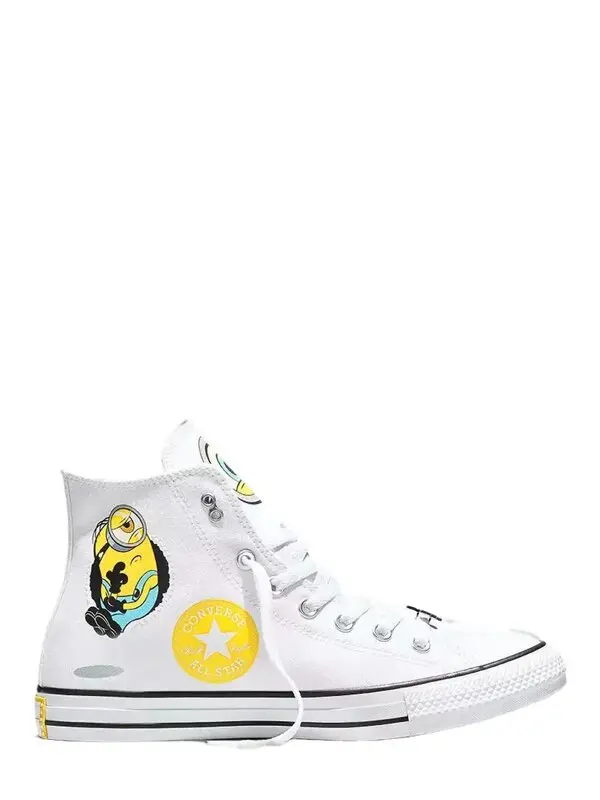 CONVERSE X Minions Chuck Taylor All Star High Top Trainers - White