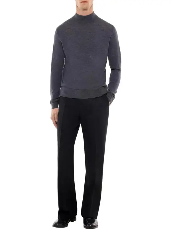 FURSAC High-neck Wool Sweater - Grey