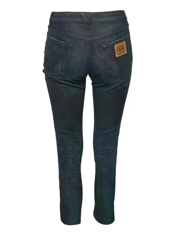 Dolce & Gabbana Raw-edge Jeans - Blue