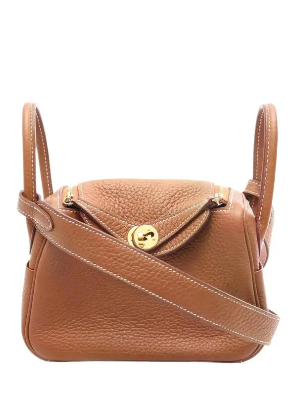 Hermès 2024 Mini Lindy Shoulder Bag - Brown