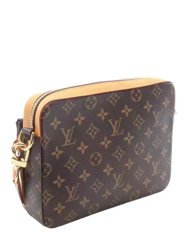 LOUIS VUITTON X Nigo 2010s Trio Cross Body Bag - Brown