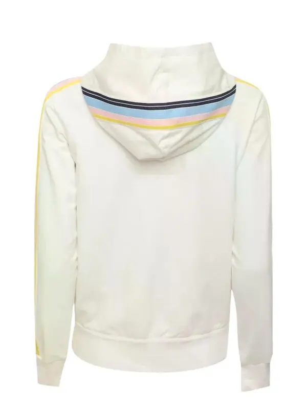Moncler Striped Logo Hoodie - Neutrals